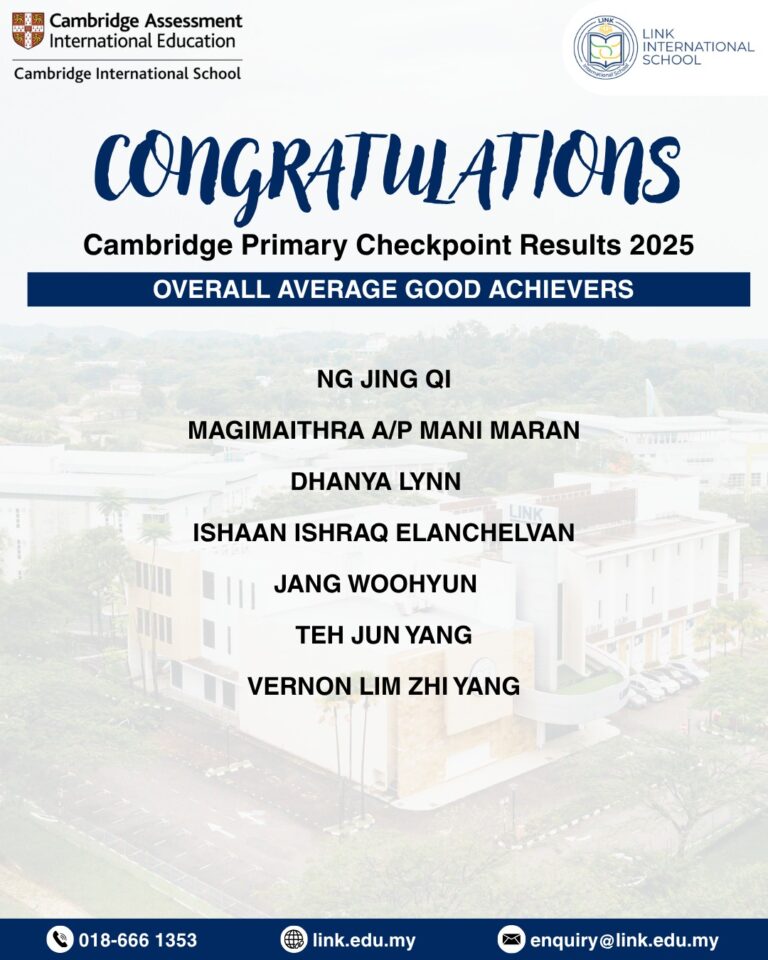 Cambridge Primary Checkpoint Results 2025 – Link International School
